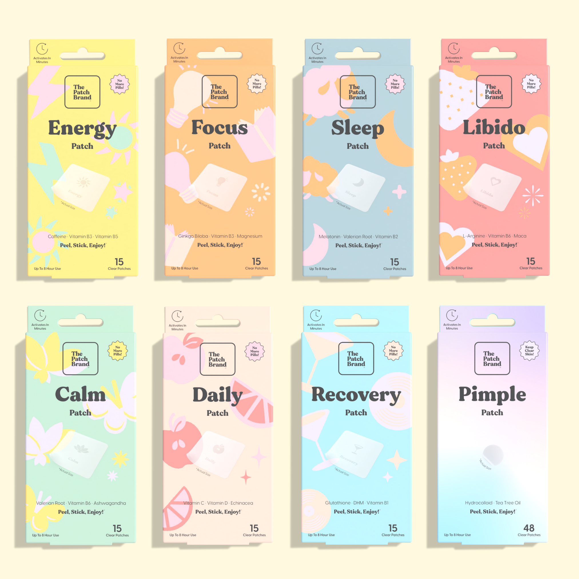 Best Vitamin Patches | Variety Pack - The Patch Brand